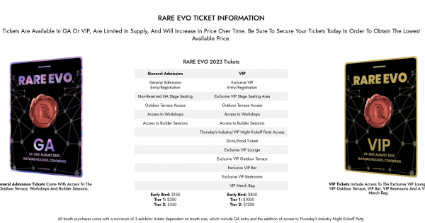Get Your Rare Evo 2024 Tickets Now and Save Big!